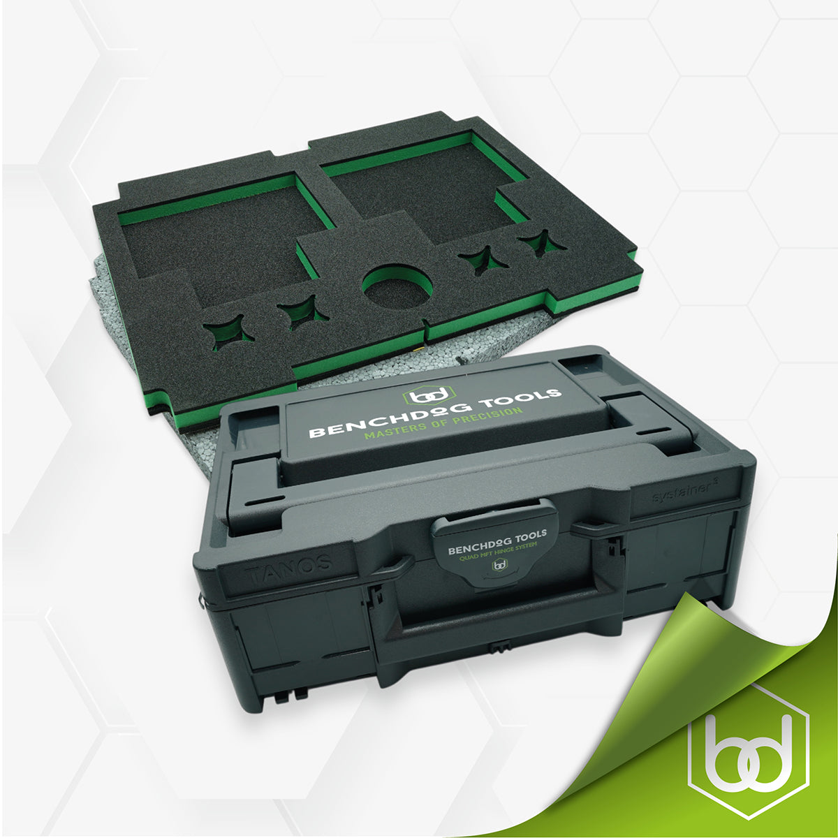 Tanos Systainer³ M137 with Foam insert (Quad Hinge Systainer with Tabl ...
