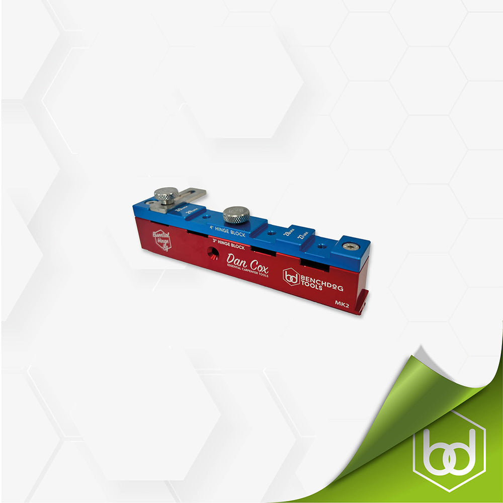 MK2 Hinge Jig 3" & 4" Block (SINGLE BLOCK) – Benchdog Tools