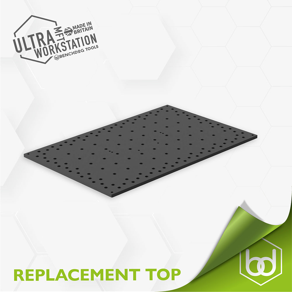 ULTRA MFT Workstation Replacement Top - Black Fibralux MR – Benchdog Tools