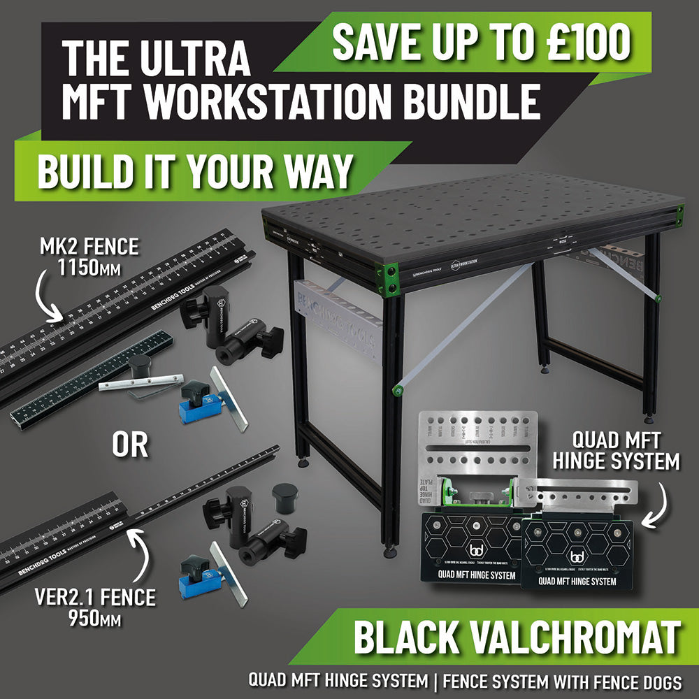 Ultra MFT Workstation - Black Valchromat Bundle – Benchdog Tools